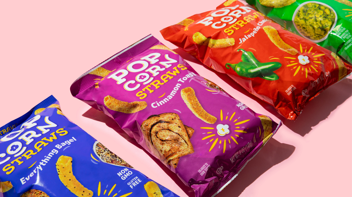Pop Corn Straws