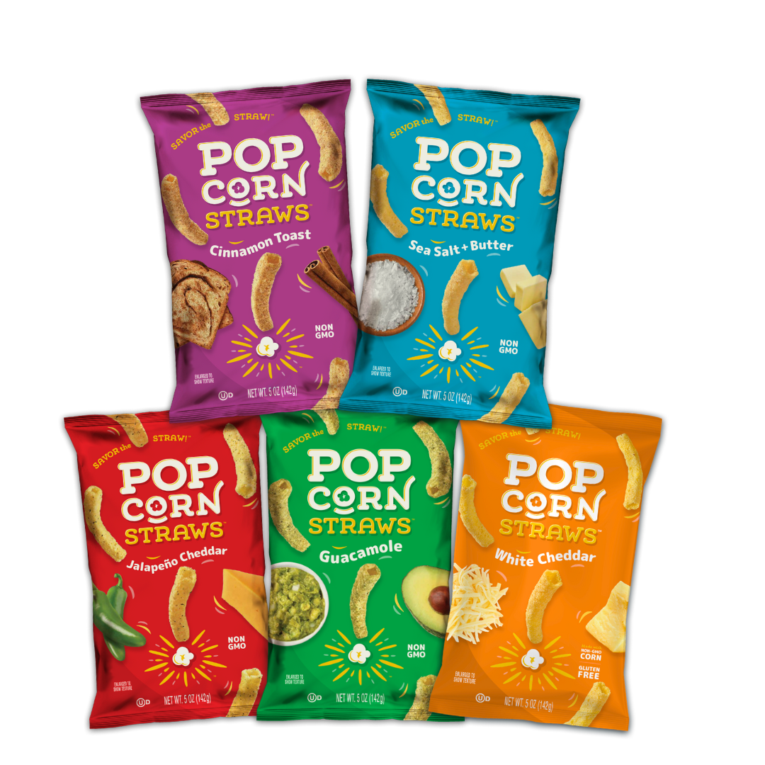 Ultimate Variety Pack- 5ct – Pop Corn Straws